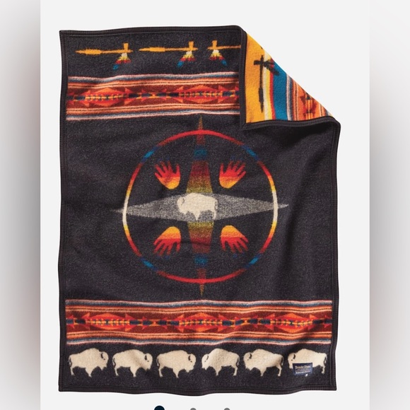 Pendleton | Bedding | Pendleton Big Medicine Crib Beaver State Wool ...